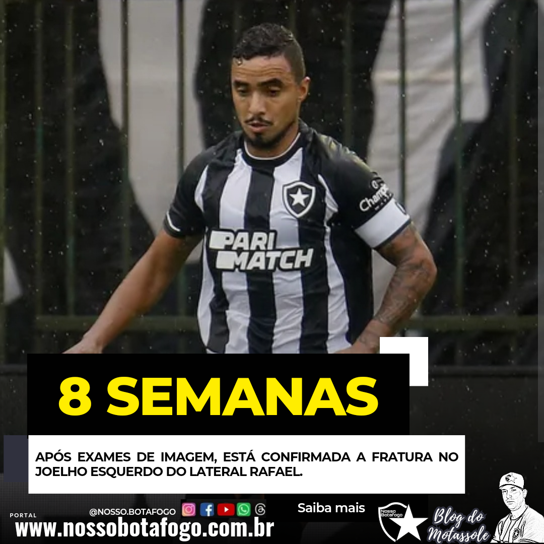 Após exames de imagem, está confirmada a fratura no joelho esquerdo do ...